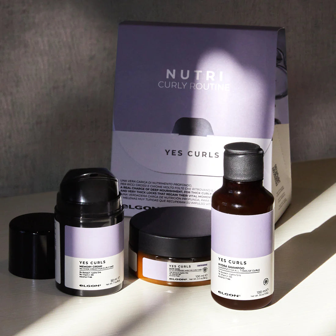 ELGON NUTRI KIT Curly Routine YES CURLS – Beauty Shop Mary